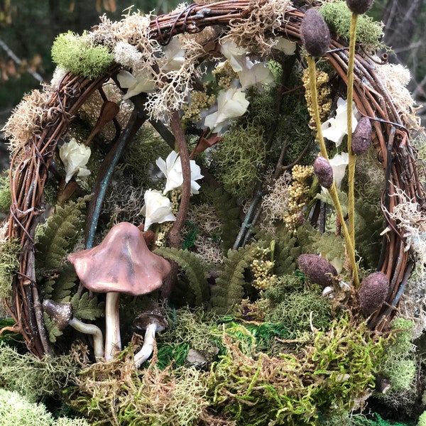 Moss Wreath - Etsy