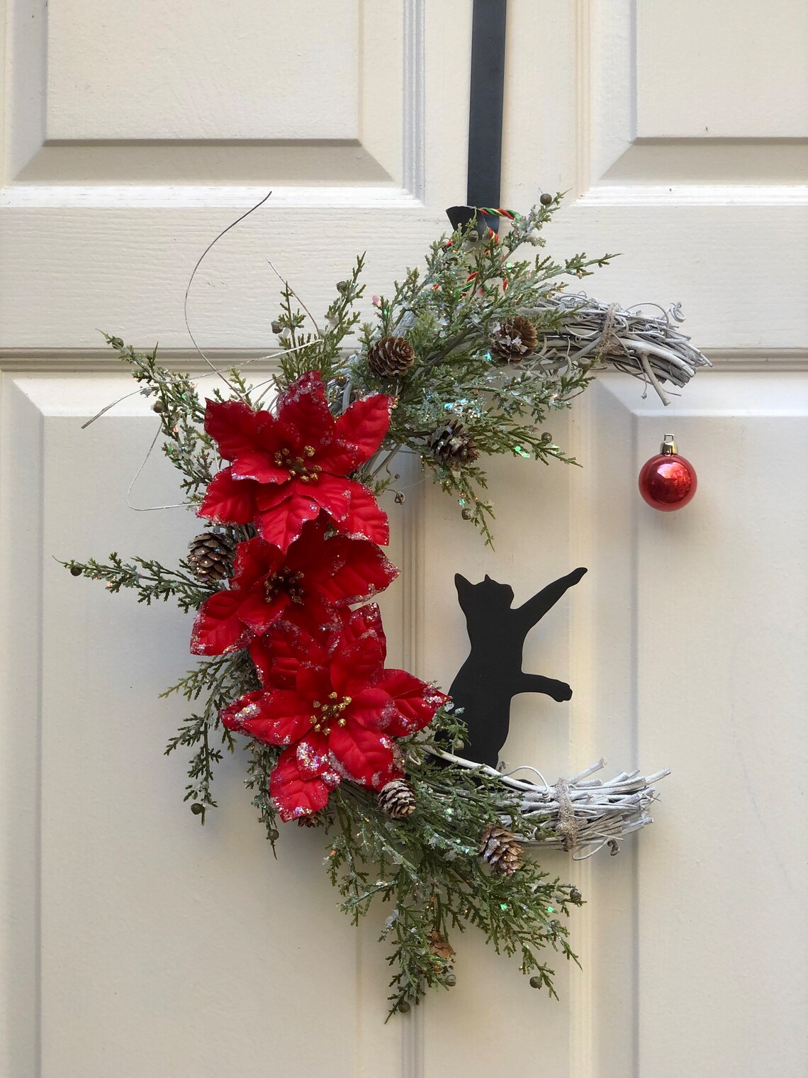 Cat Christmas Wreath - Etsy