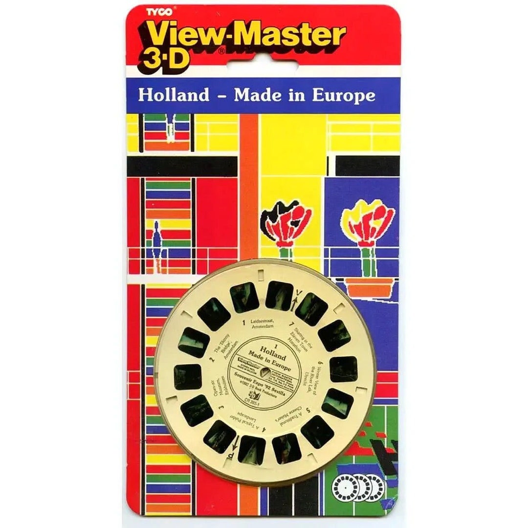 Holland - Classic Viewmaster - 3 Reel Set, 21 3D Images - Etsy