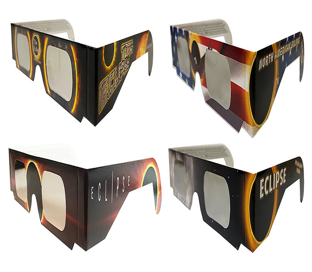 Souvenir Eclipse Glasses Easy Assortment 4 Pair - ISO Certified Safe ...