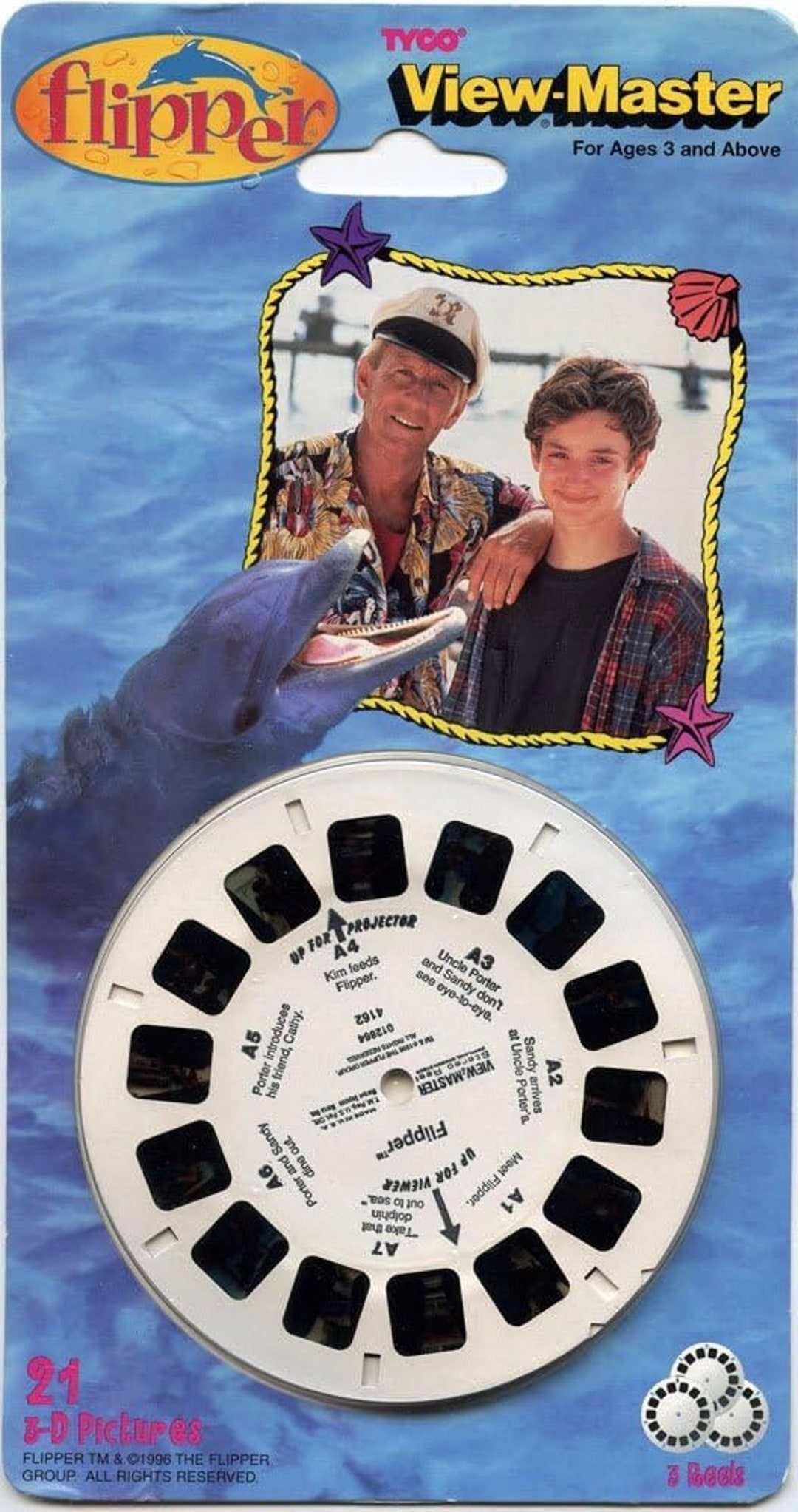Flipper - Classic Viewmaster - 3 Reel Set, 21 3D Images From Movie - Etsy