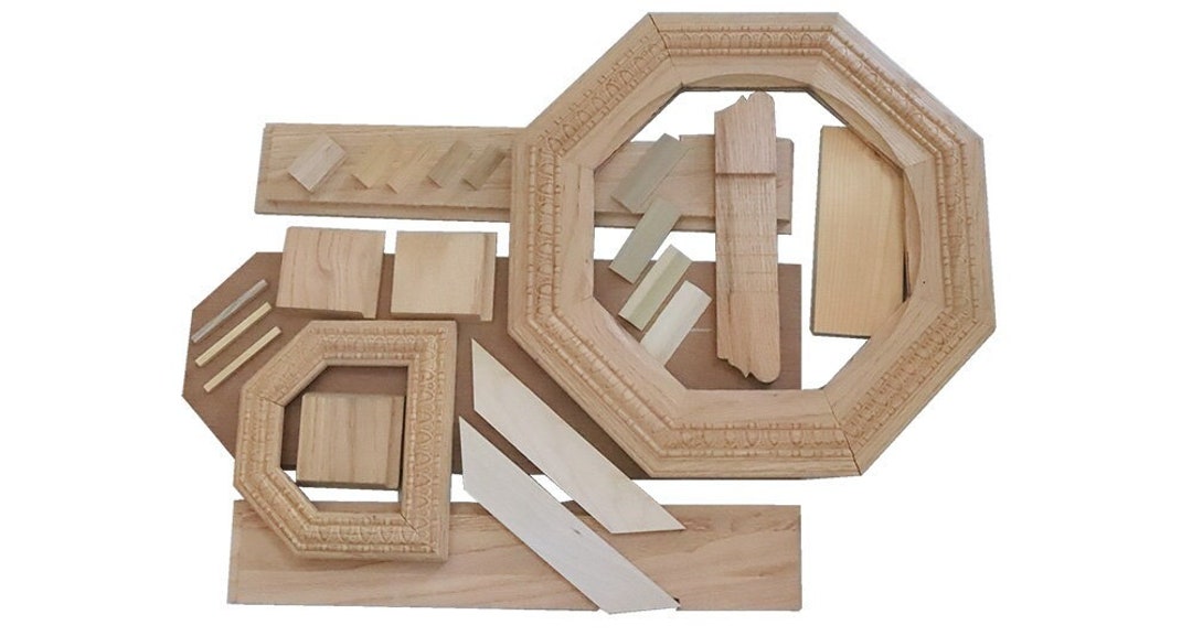 Ripple-front Short-drop School Clock Kit From 1970s - Solid Oak - 23 ...