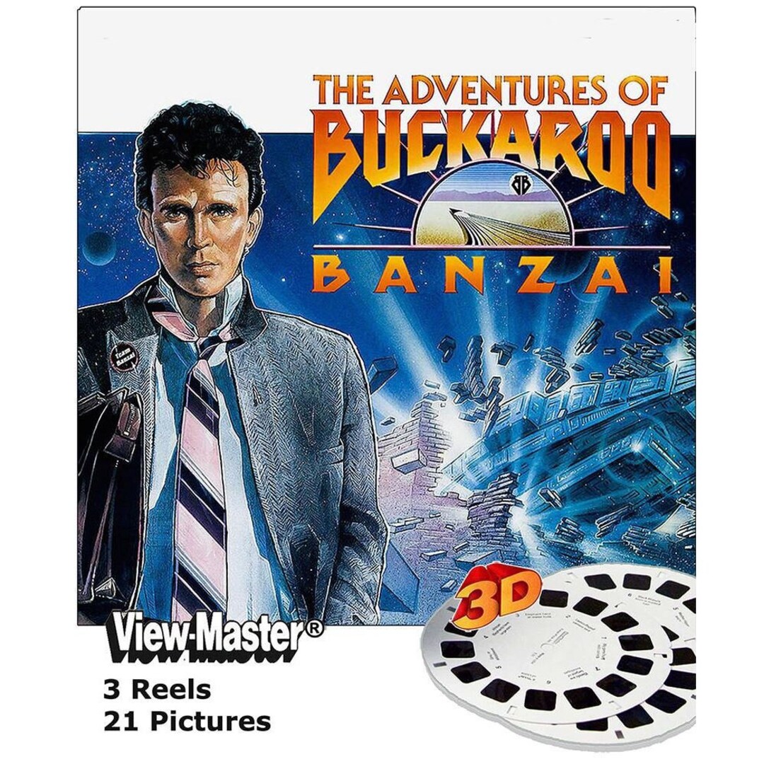 Adventures of Buckaroo Banzai Classic Viewmaster 3 Reel Set, 21 3D ...