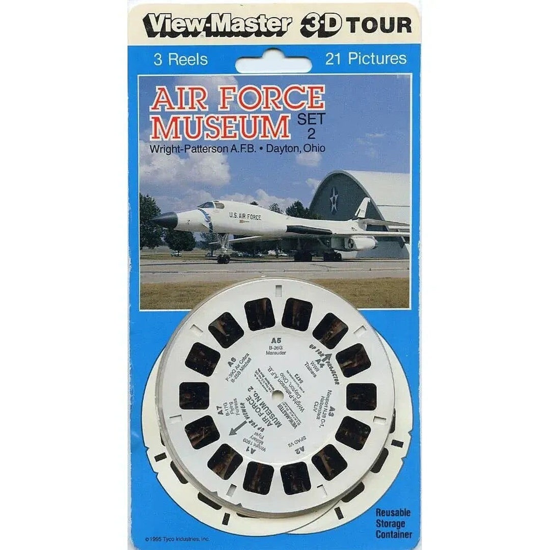 Ari Force Museum - Set 2 - Classic Viewmaster - 3 Reel Set, 21 3D ...