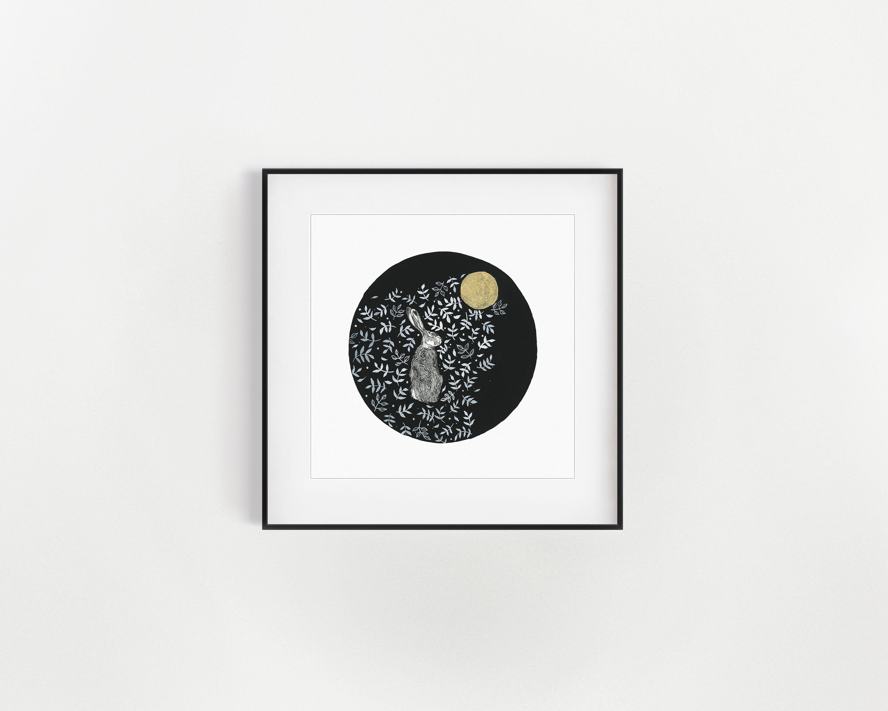 Hare Rabbit Moon Hare Gifts Hare Gift Moon Hare Gifts | Etsy