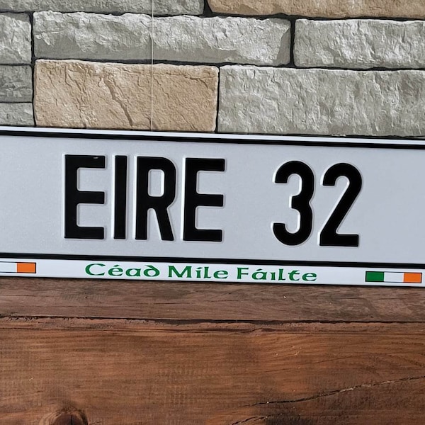Irish License Plate - Etsy