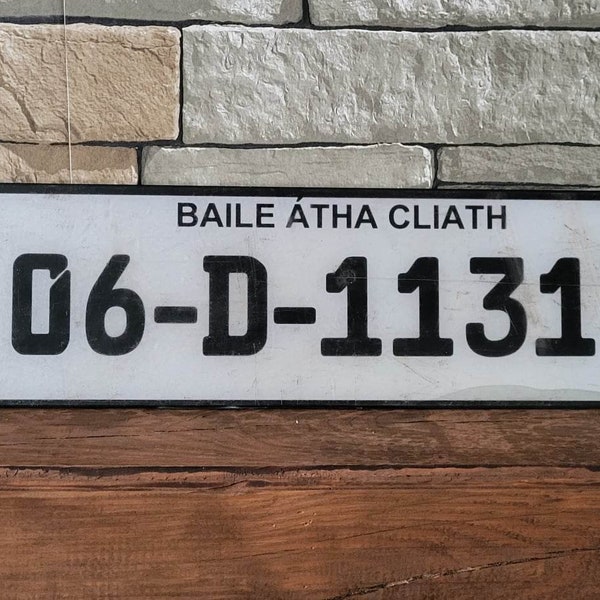 Irish License Plate Frame - Etsy