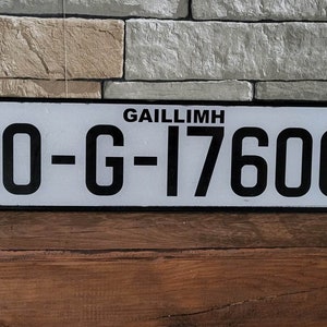 Pick 1 Ireland License Plate Dublin or Galway 10 to Choose From . Irish ...