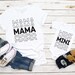 MAMA & MINI Mommy and Me Matching Set Unisex Tees Mom of - Etsy