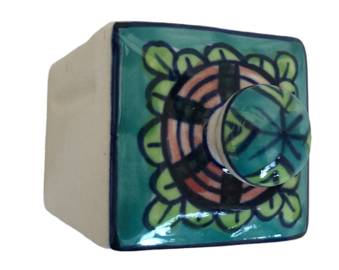 Fair Trade Replacement Hand Painted Ceramic Drawer for A Storage Chest ...