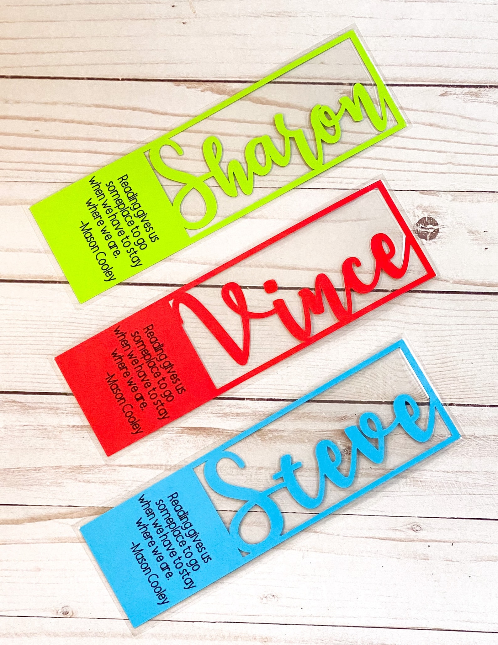 Personalized Bookmark Custom Bookmark Teacher Gift | Etsy