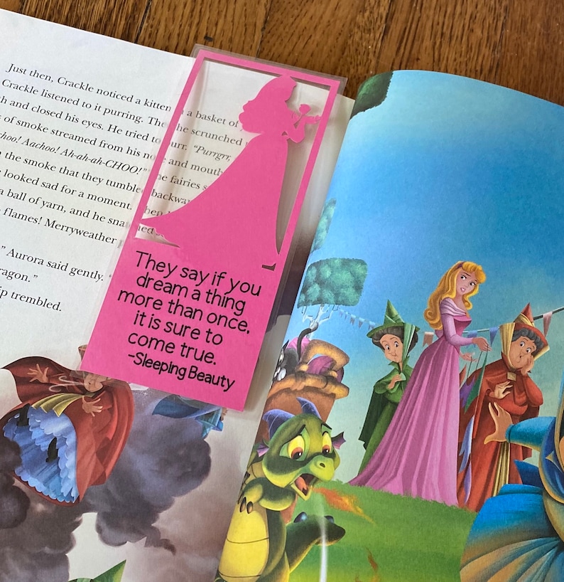 Disney Inspired Bookmarks Custom Bookmark Teacher Gift Kids | Etsy