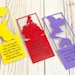 Disney Inspired Bookmarks, Custom Bookmark, Teacher Gift, Kids Bookmark ...
