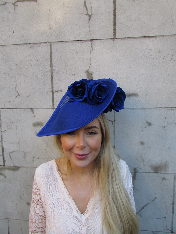 Large blue wedding hat store