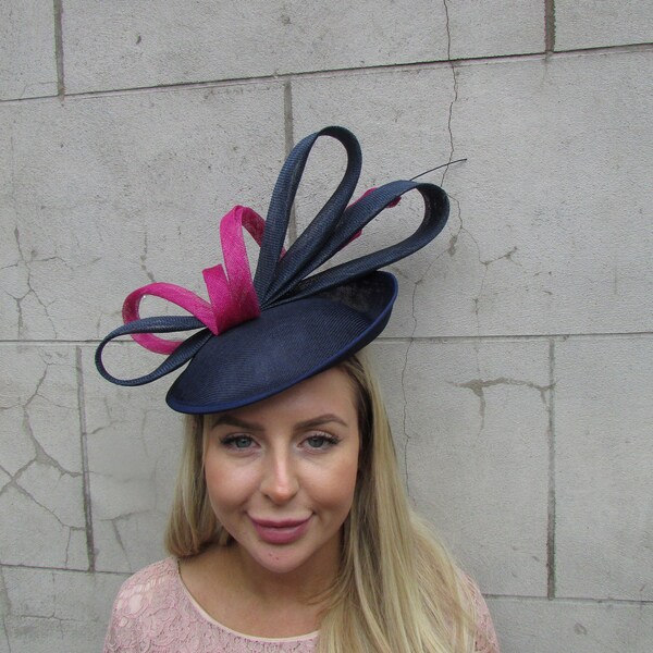 Hot Pink Navy Blue - Etsy