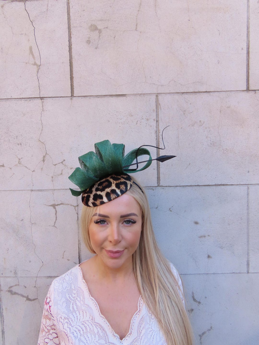 One off Piece - Leopard Print Velvet & Black Bottle Green Statement ...
