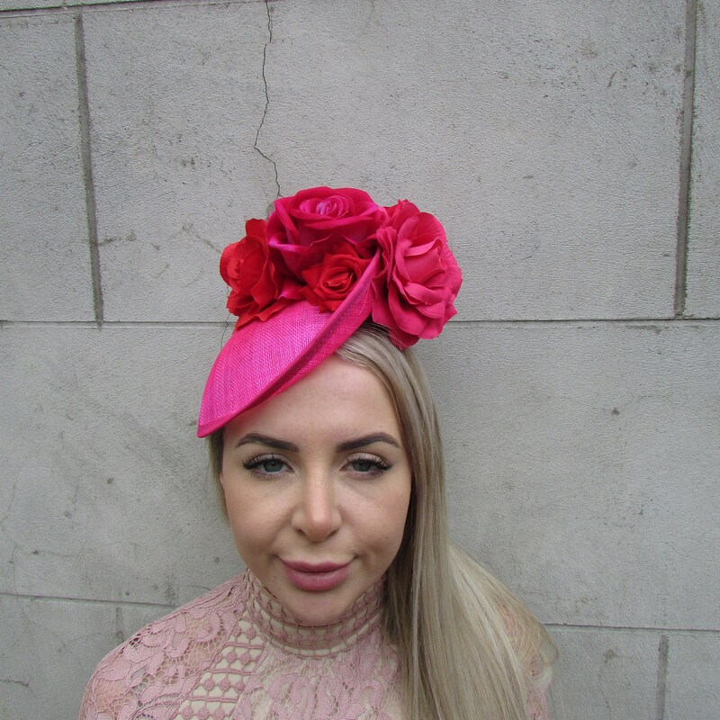 Pink Flower Hat - Etsy