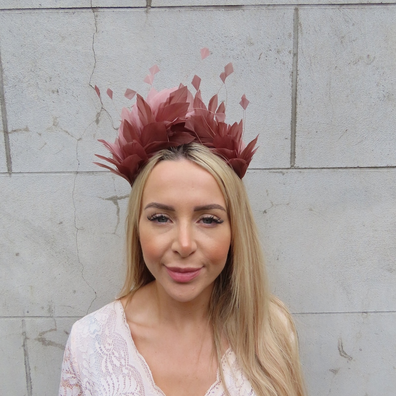 Brown Crown Fascinator - Etsy