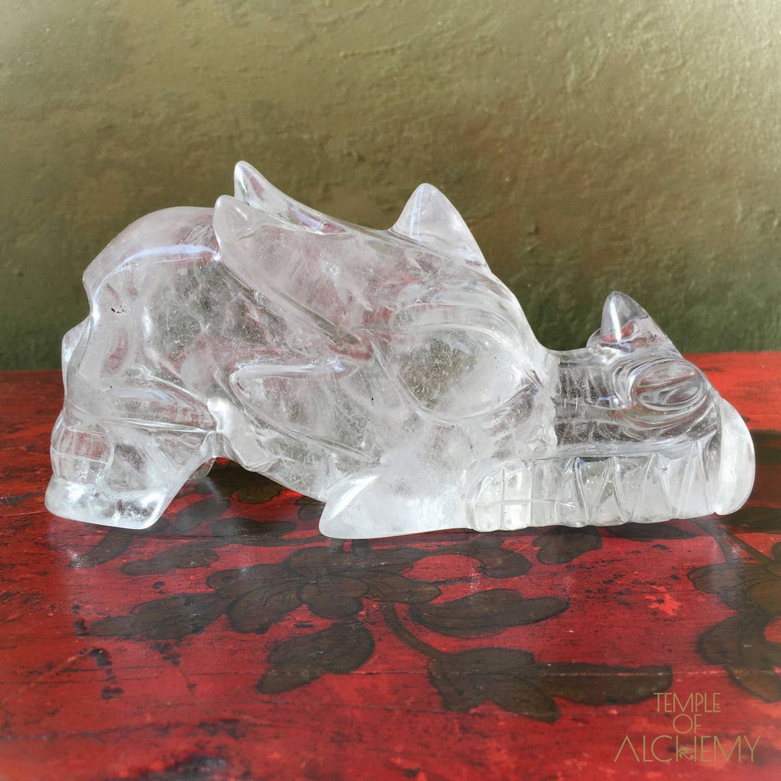 Special 3rd Eye Rainbow Dragon & Crystal Skull : Citrine *L13.39 - Etsy