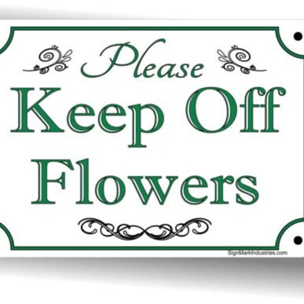 Flower Garden Sign - Etsy