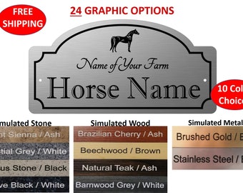 Home Décor Wall Décor Equestrian Equine Sign Horse Sign Horse Gift ...