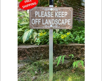 Keep off Landscape - Etsy