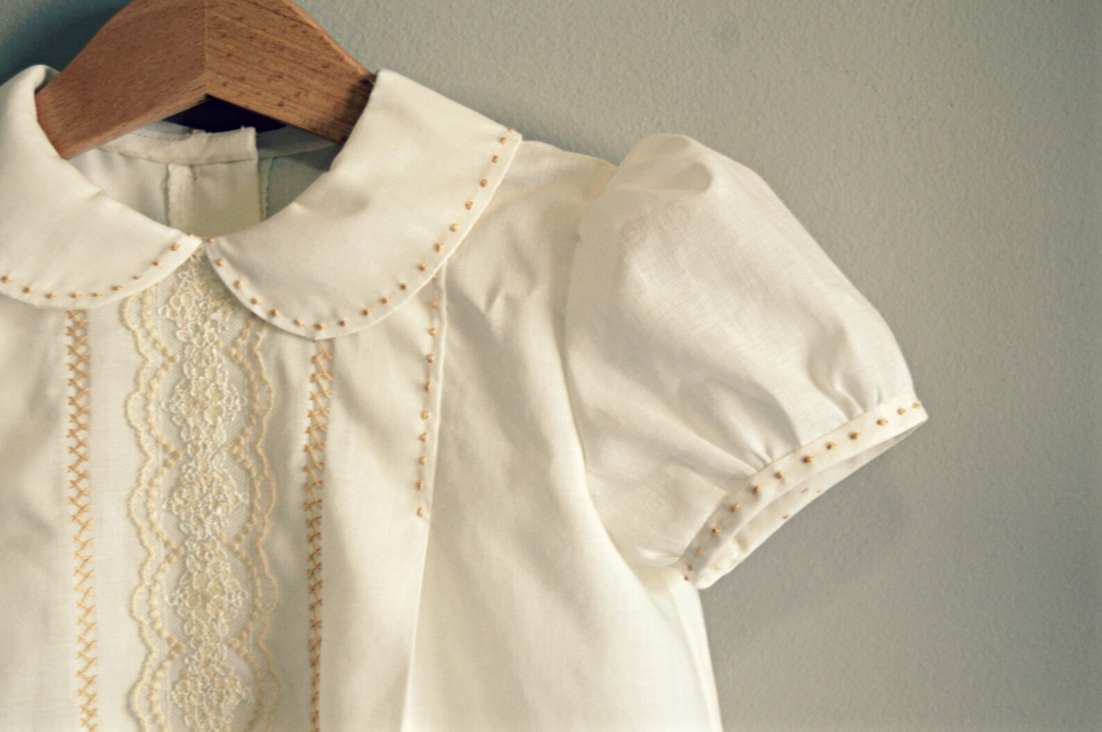 ADRIAN Line.peter Pan Neck.baby Boy.romper.imperial - Etsy