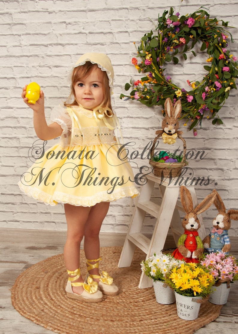 FARA Baby Toddler & Girl Flower Dress Outfit Special Birthday EASTER ...