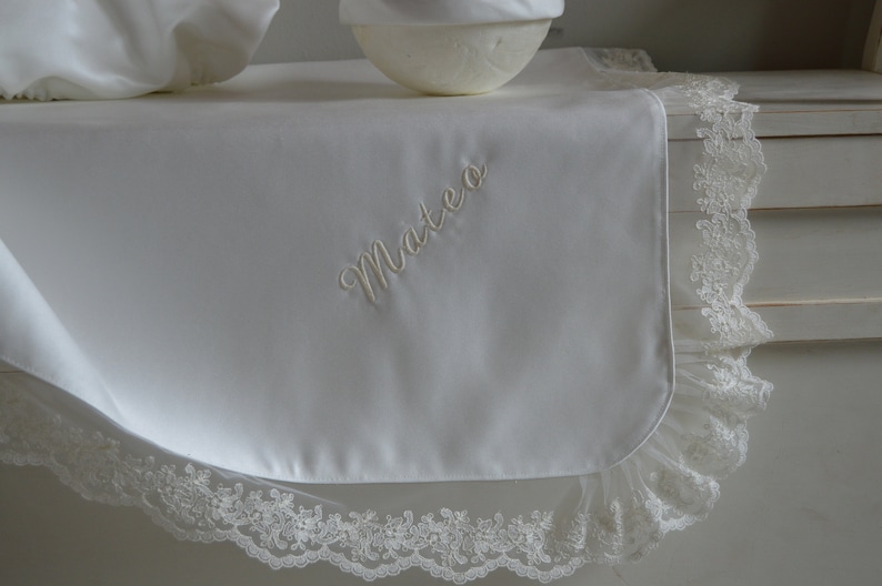 MATEO BAPTISM ROMPER Christening Romper Christian Blessing or Naming ...