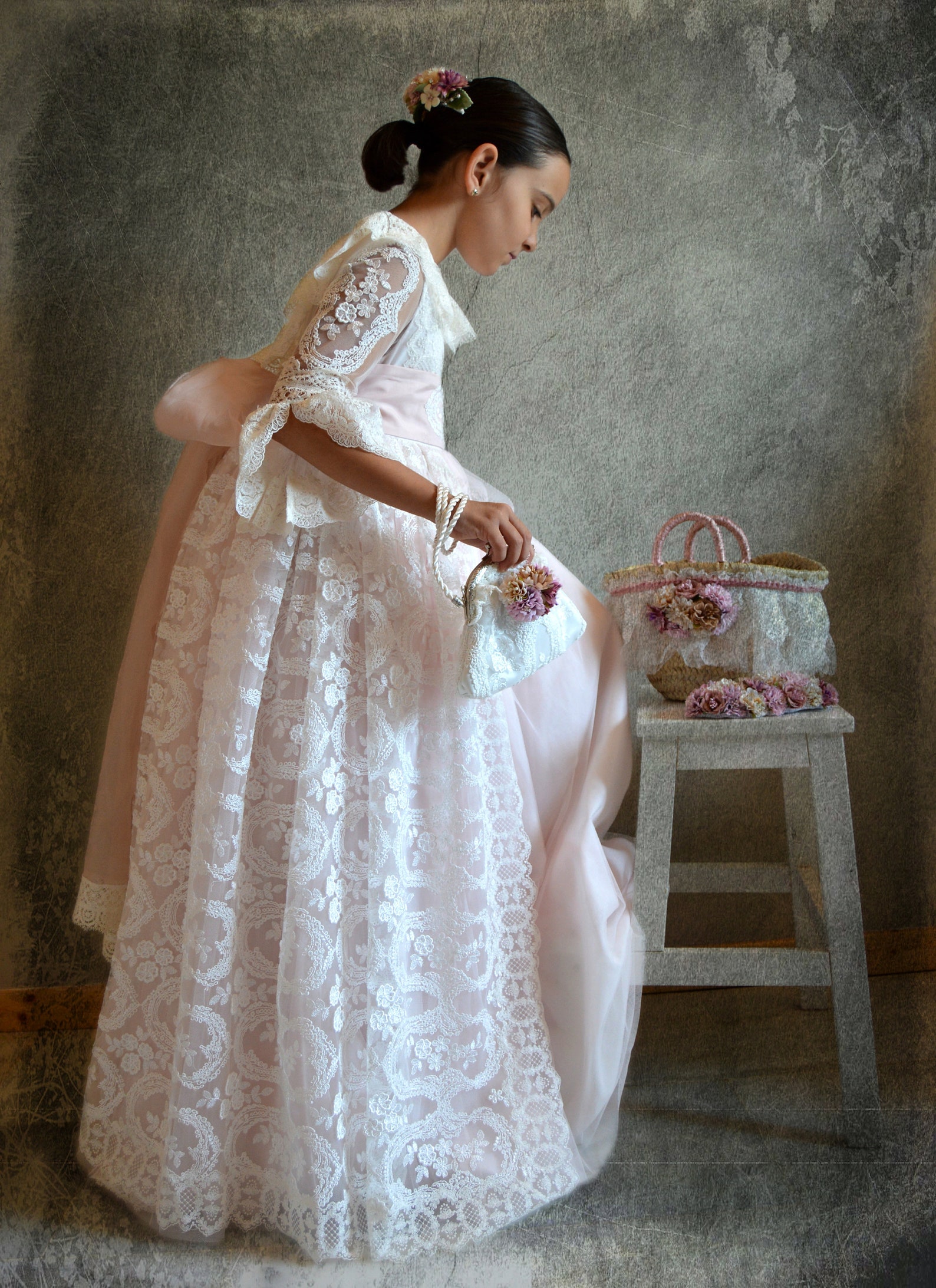 SOLEDAD Classic Spanish Luxury Girl Dress. Custom Your Own - Etsy