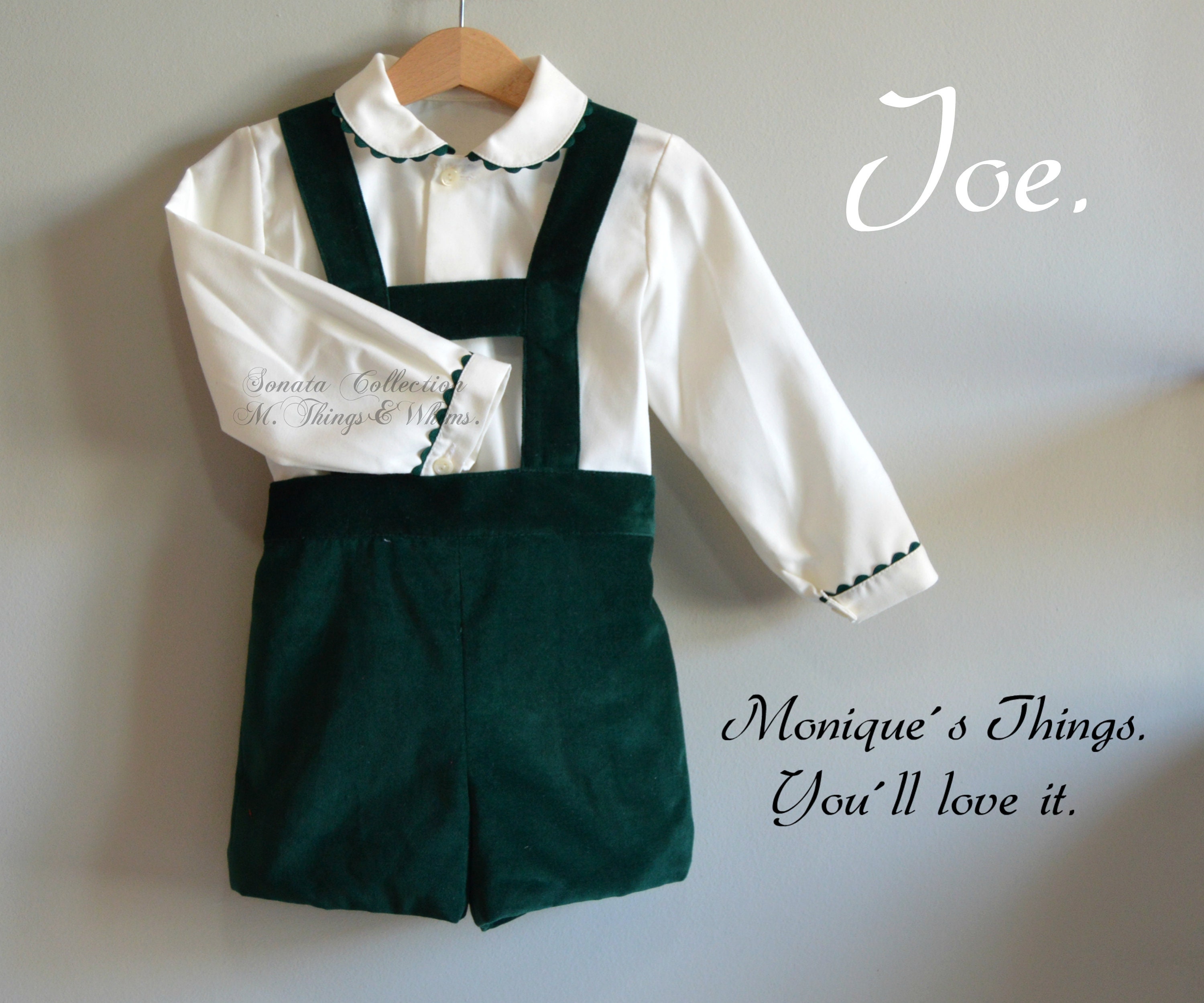 JOE. Outfit for Boys. STANDARD Sizes. Christmas Thanksgiving - Etsy