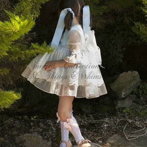 CALA Baby Toddler & Girl White Flower Lace Dress Heirloom Outfit ...