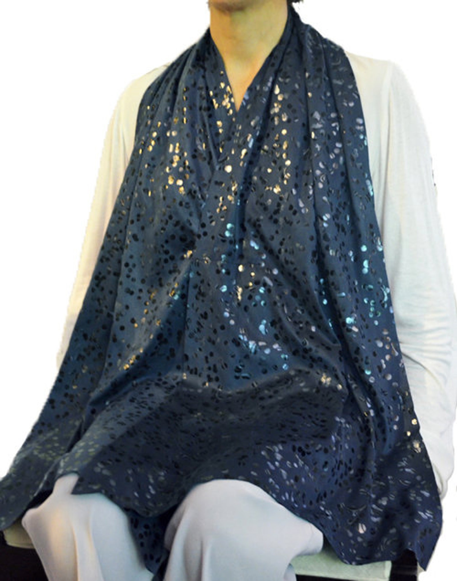 Chic Dining Scarf-long & Wide [crii-w]-stain Resistant Microfiber Adult ...