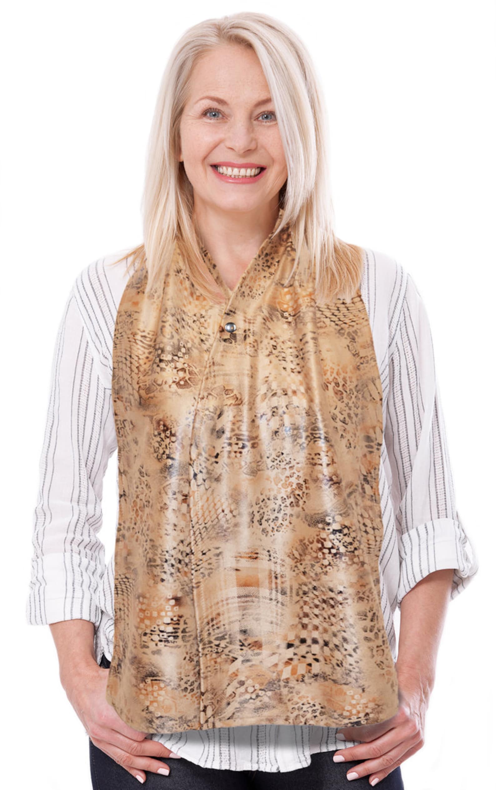 Dinerwear Cravaat – Chic Adult Bib Dining Scarf With Magnetic Snap ...