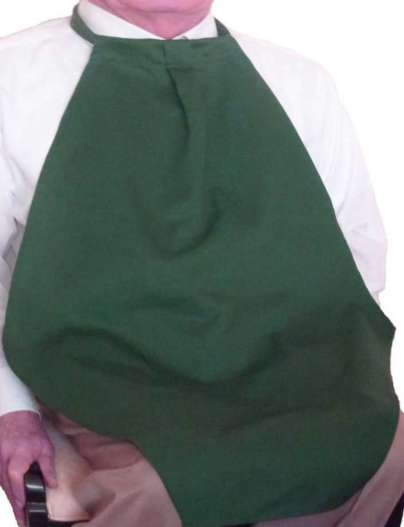 Dignified Adult Bib, Napkin at Your Neck, Stain Resistant, Machine ...