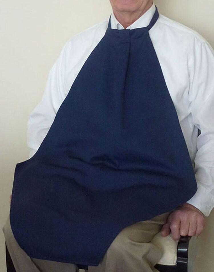 Dignified Adult Bib, Napkin at Your Neck, Stain Resistant, Machine ...