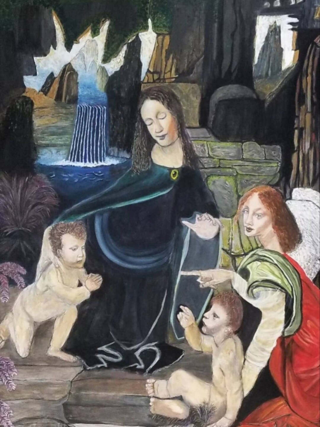 Renaissance Style Painting-leonardo Da Vinci Style-reproduction of ...