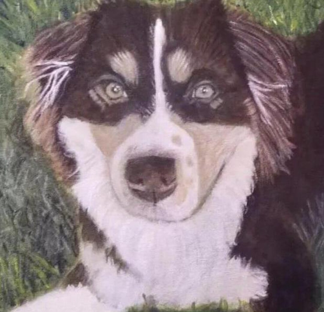 Custom Animal Portrait - Acrylic Pet Portrait - Pet Lover Gift - Dog ...