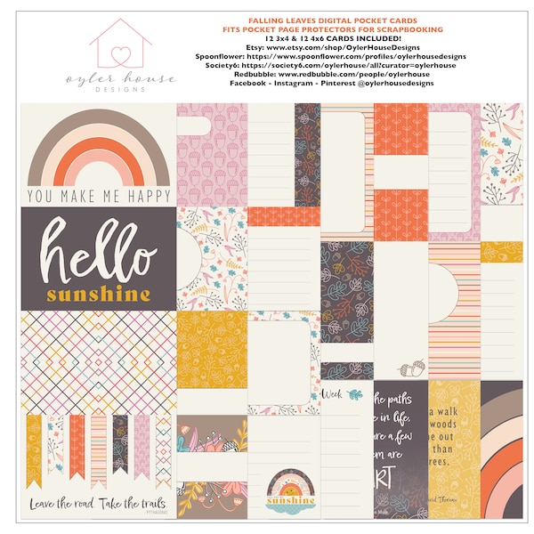 Project Life Cards - Etsy