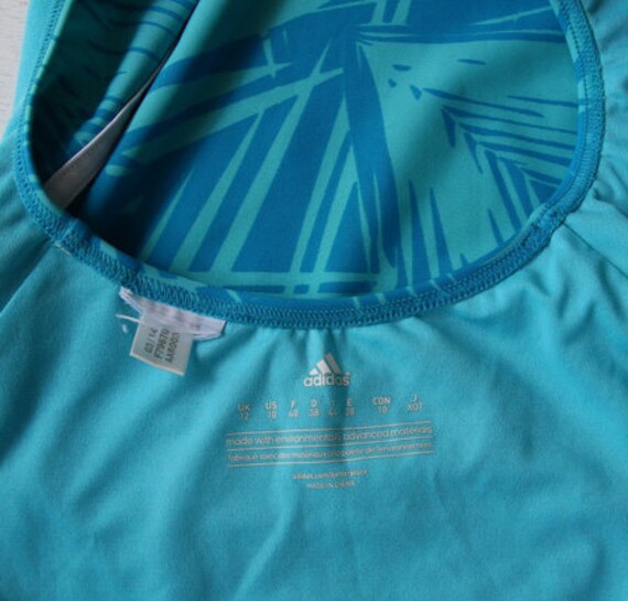 ADIDAS Racer Low Open Back Sport Pool One Piece Swims… - Gem