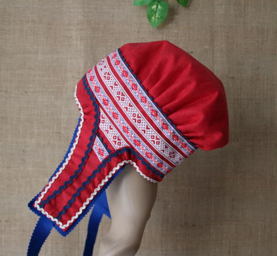 Women's Sami Style Handmade Hat Lapland Scandinavian Folk Art - Etsy