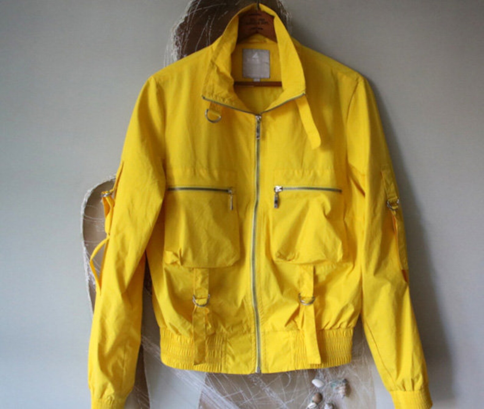 Women Yellow Windbreaker Jacket Bomber Lightweight Jacket - Etsy