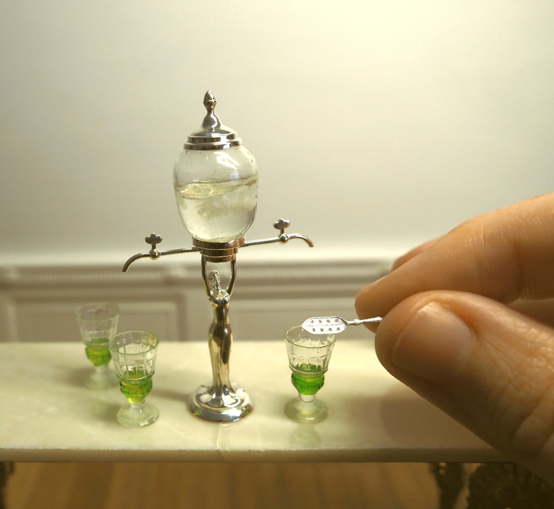 Absinthe Water Fountain, Miniature Scale 1:12, Original Piece Sculpted ...
