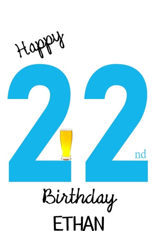 Happy 22nd Birthday Cards