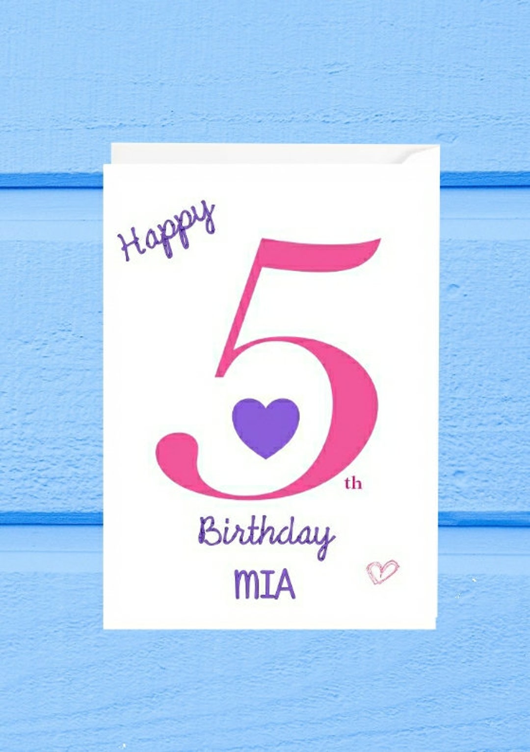 Karte Zum 5 Geburtstag