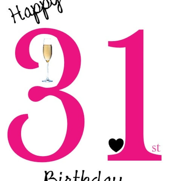 31 Birthday Daughter - Etsy