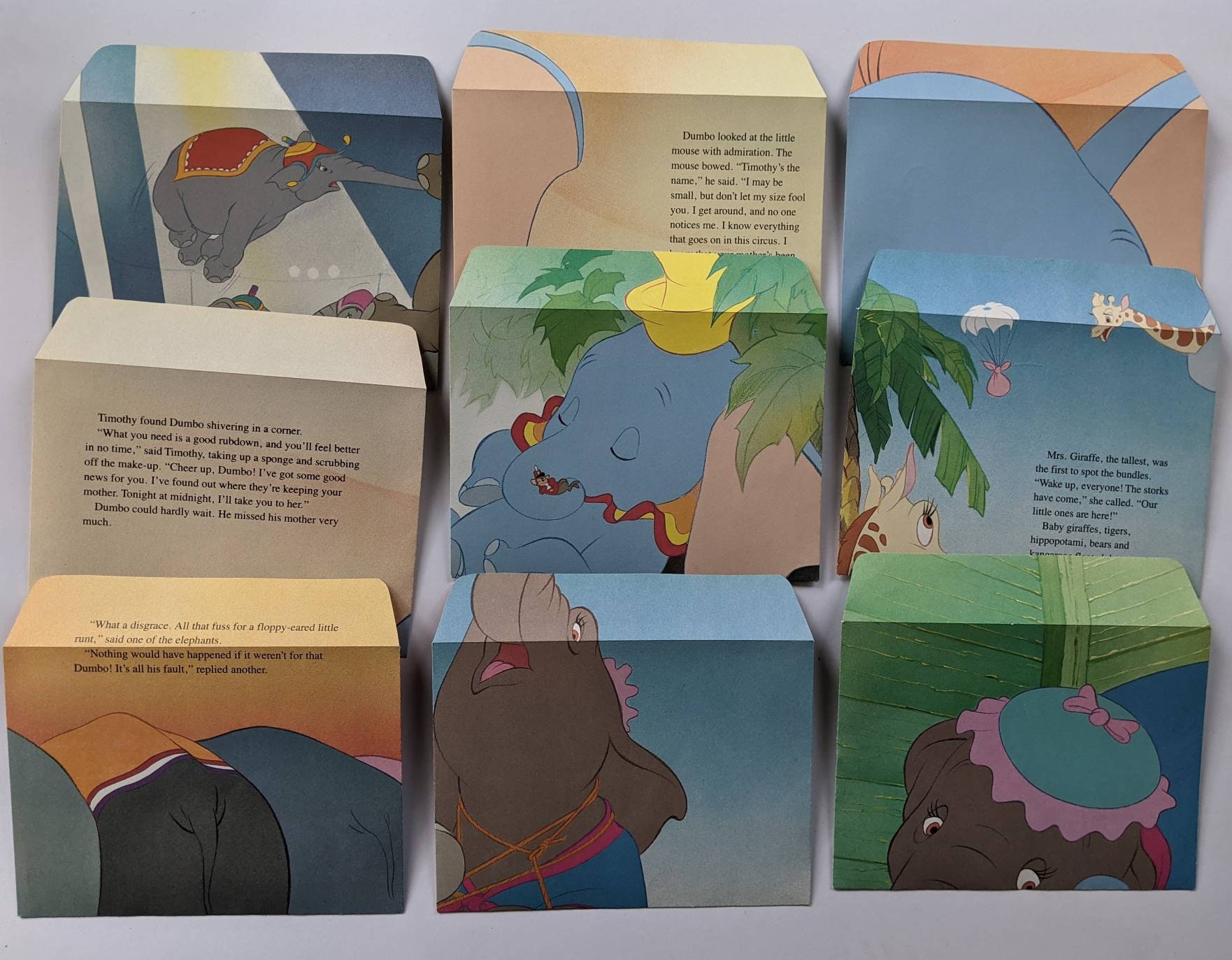 39 Disney Envelopes Handmade Dumbo Upcycled Letter Writing - Etsy UK