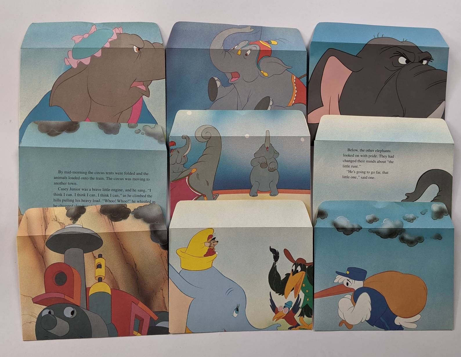 39 Disney Envelopes Handmade Dumbo Upcycled Letter Writing - Etsy UK