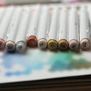 A4 Size Copic Ohuhu Honolulu Cross Reference Chart or Conversion Chart ...