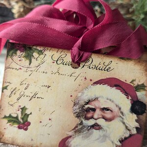 Christmas Gift Tags Set of 8 Vintage Style Christmas Set of Gift Tags ...